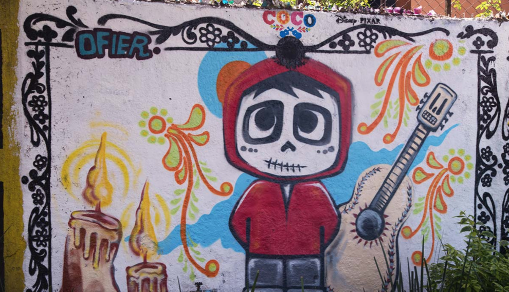 These "Coco" Murals Will Get You So Excited For The New Pixar Movie