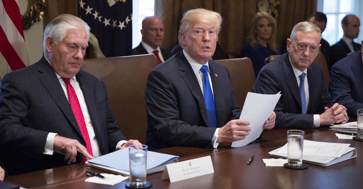Here's A Transcript Of Everything Trump Just Said At A Cabinet Meeting