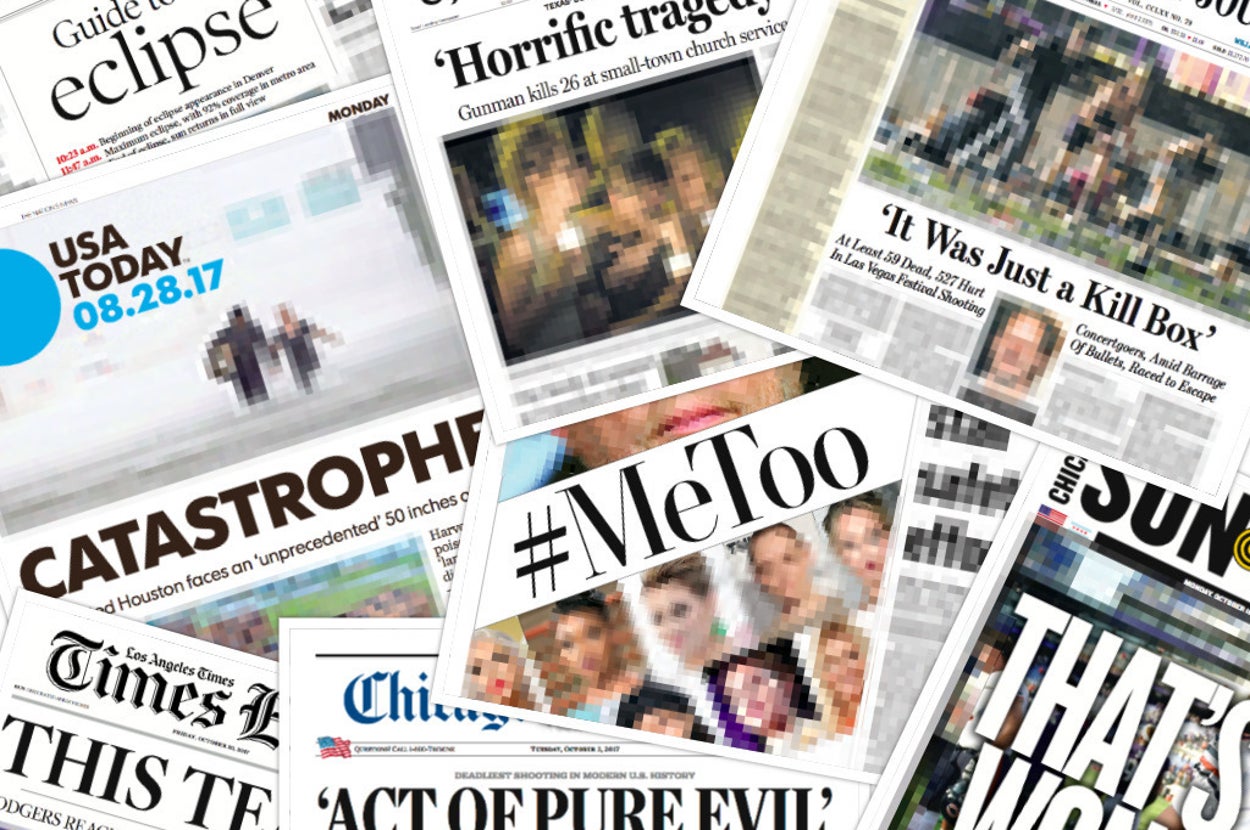The Biggest Headlines Of Late 2017 — Literally