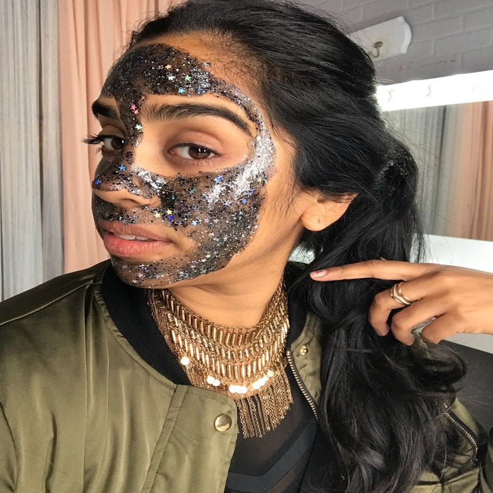We Tried The Viral Glitter Mask That's All Over The Internet And Here's ...