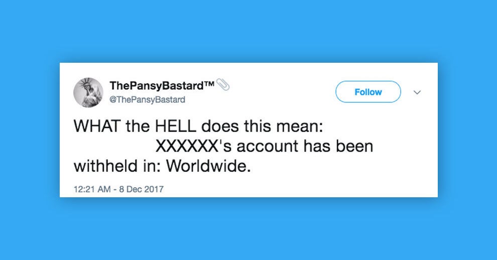 A Bunch Of Twitter Users Were Banned Thanks To A Bug In The Product