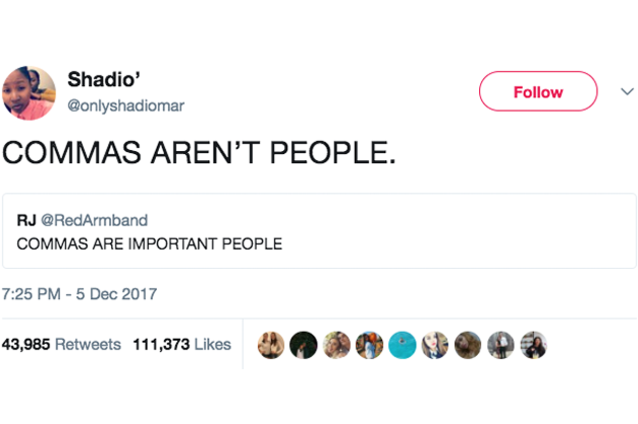 36 Very Good Tweets For Your Viewing Pleasure
