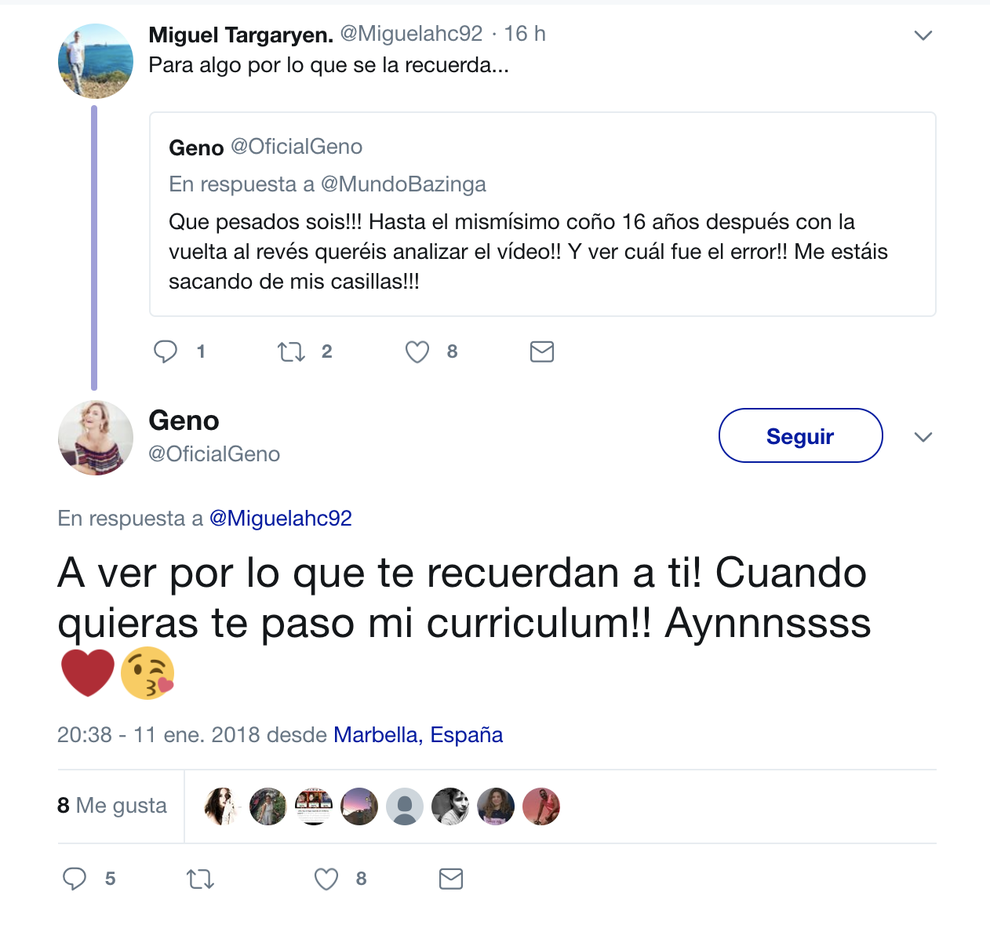 Geno de OT está hasta las narices de que le recuerden que dio la vuelta ...