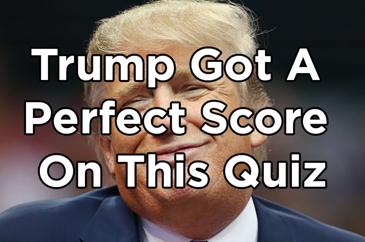 Only People As Brilliant As Trump Can Get A Perfect Score On This Quiz