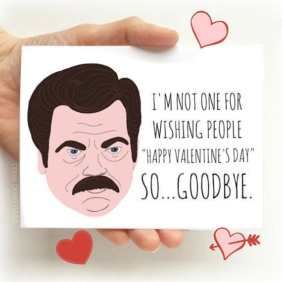 valentine's day cards not on the high street