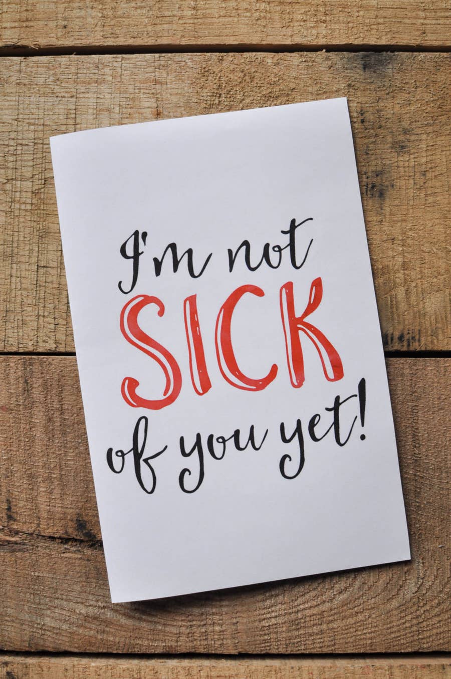 valentine's day cards not on the high street