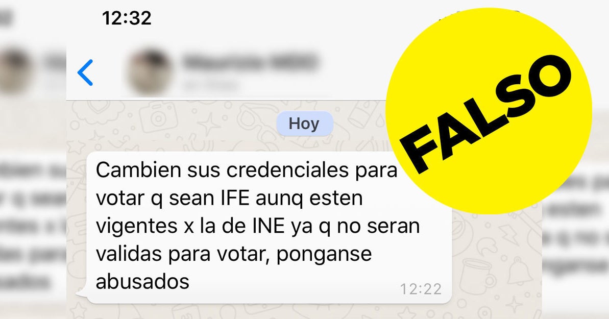 Es FALSO que no podrás votar en 2018 si tu credencial es del IFE y no ...