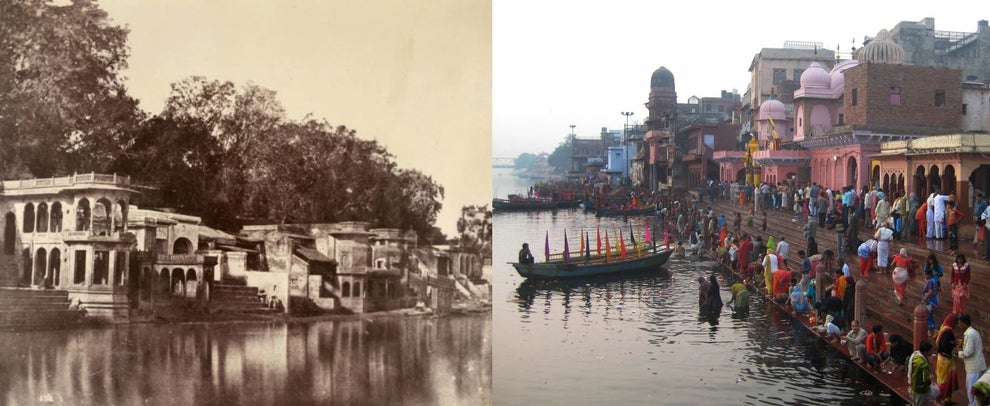 32 Incredible Pictures Of India From Over 100 Years Ago Vs. Now