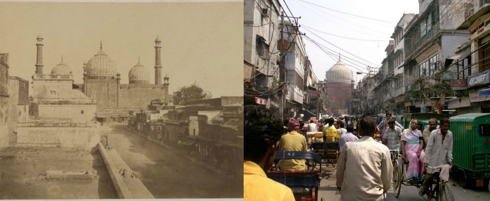 32 Incredible Pictures Of India From Over 100 Years Ago Vs. Now