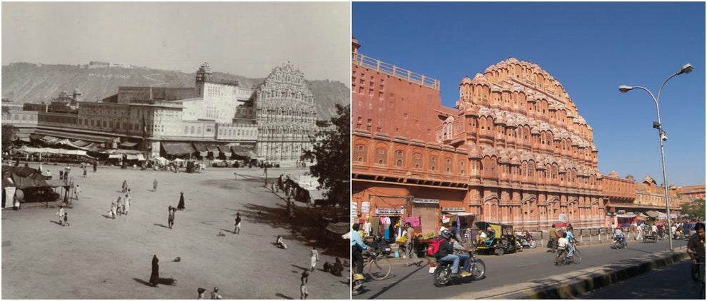 32 Incredible Pictures Of India From Over 100 Years Ago Vs. Now