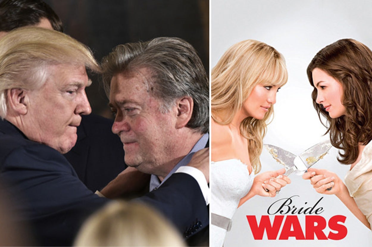 All Of The Bannon Vs. Trump Drama As Explained By "Bride Wars"