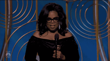 This Is How Everyone Looked At Oprah During Her Speech At The Golden Globes