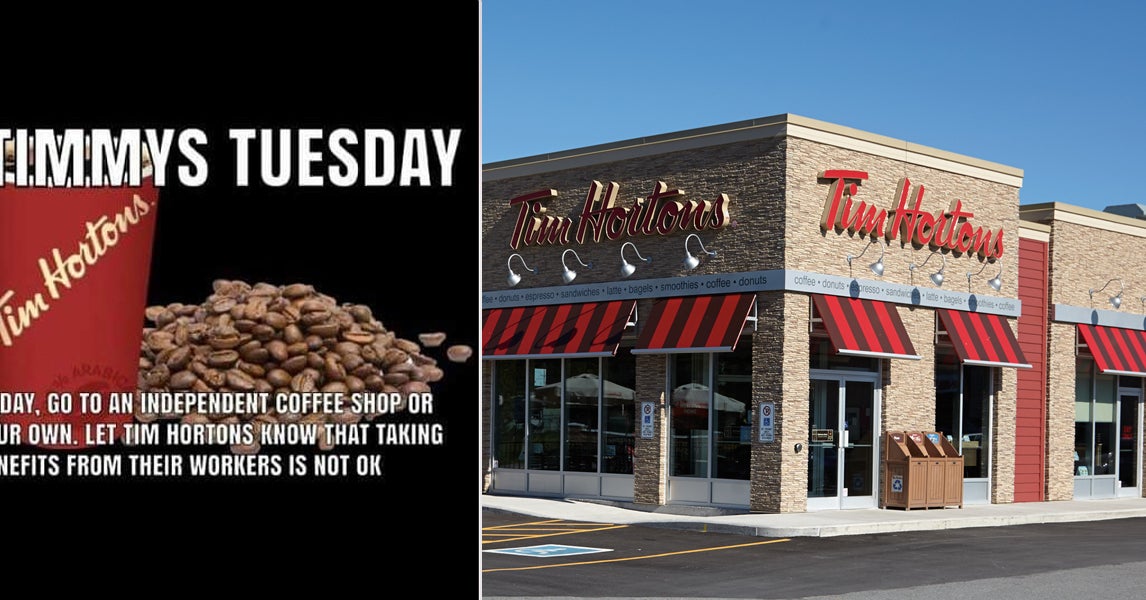 People Are Boycotting Tim Hortons With #NoTimmiesTuesday