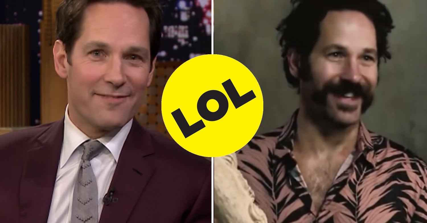 Paul Rudd Accidentally Terrorized An Elderly Couple With His Mustache ...