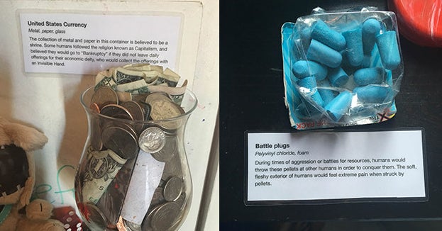 Roommates Turned Their Friend’s Room Into A Fake Museum And It’s Hilarious
