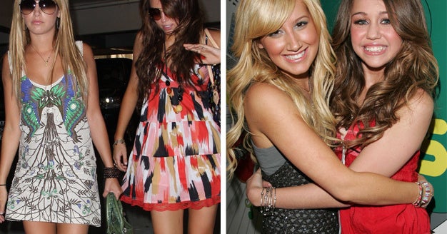 Miley Cyrus Posted A Picture With Ashley Tisdale From 10 Years Ago And