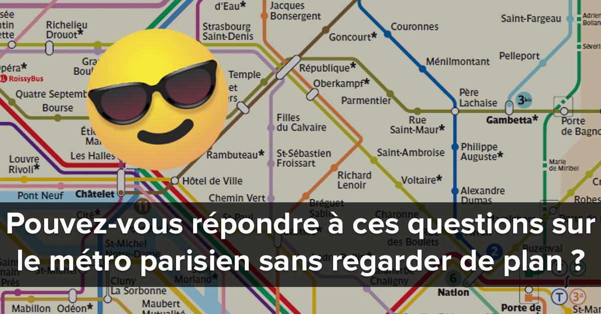 Sans regarder de plan, êtes-vous capable de répondre à ces dix ...