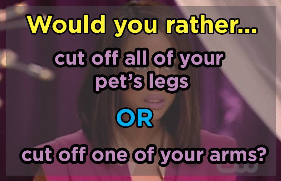 absolutely disgusting would you rather