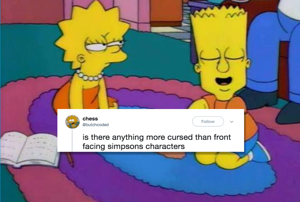 Bart Simpson Face Front