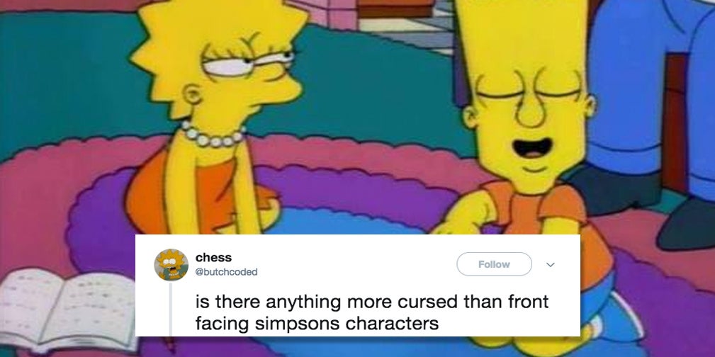 bart simpsons front face