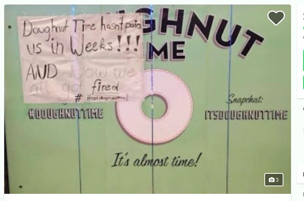 Workers For Doughnut Time Are Having To Crowdfund To Try And Recover ...