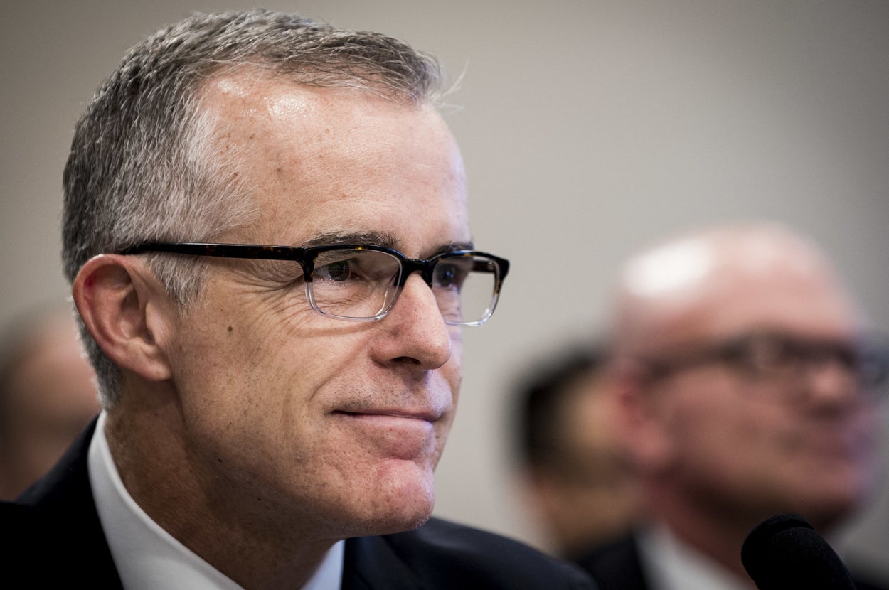 Andrew McCabe, The Fired Former No. 2 At The FBI, Wrote Memos About His ...