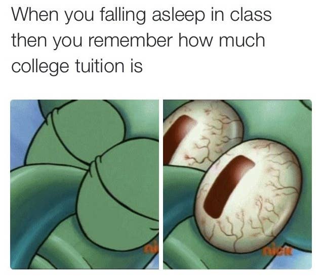 College Struggle Memes