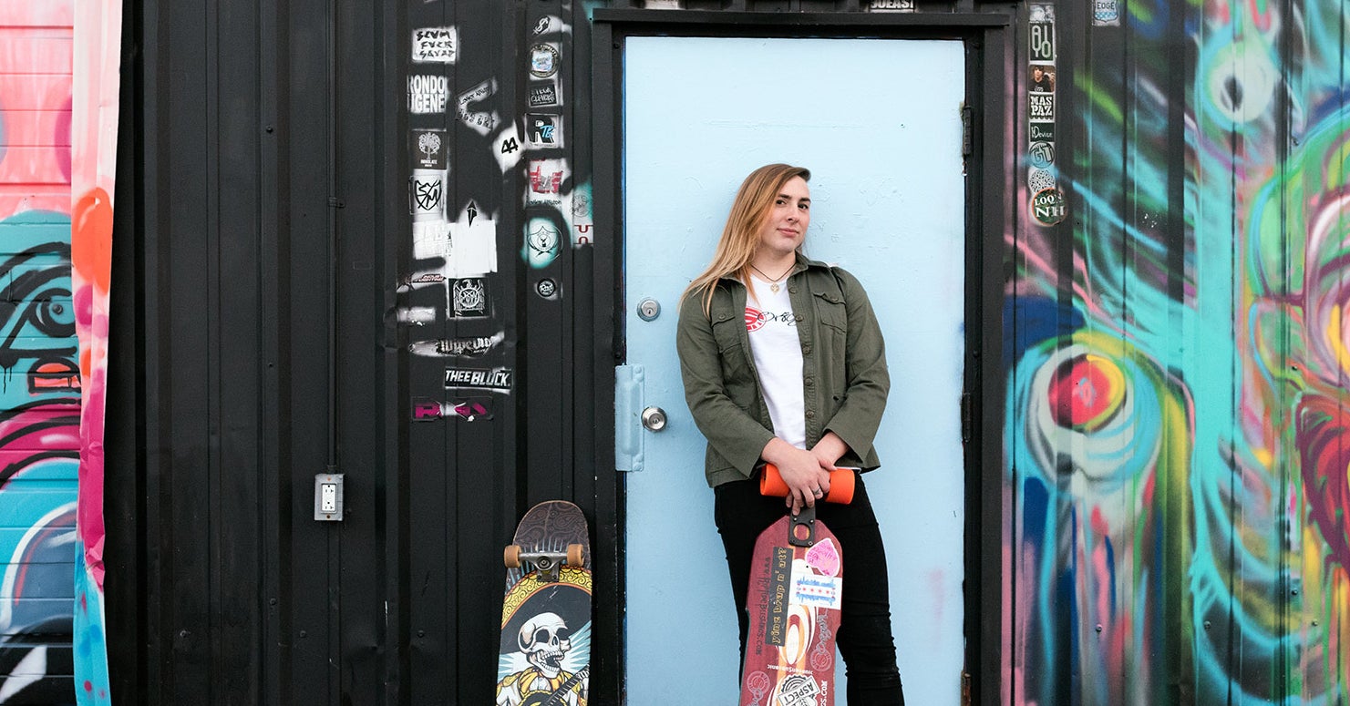 Meet Skateboarder Calleigh Little: "Trans Girls Can Do Whatever They Want"