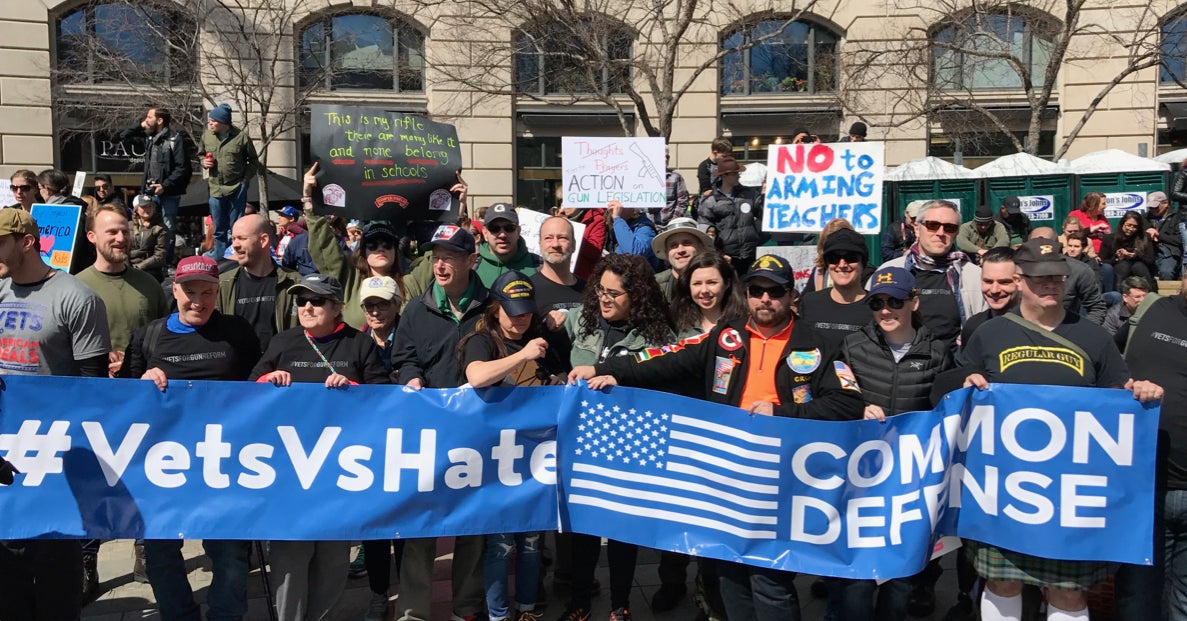 Hundreds Of Veterans Showed Up At March For Our Lives Rallies To Tell ...