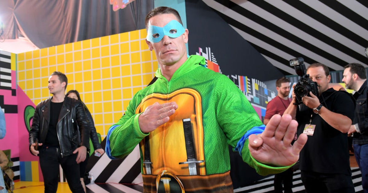 My New Favorite Thing Is John Cena In His TMNT Pajamas On The Red ...