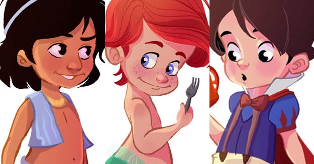This Artist Imagined Disney Princesses As Boys And You Will Absolutely ...