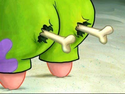 spongebob squarepants bum
