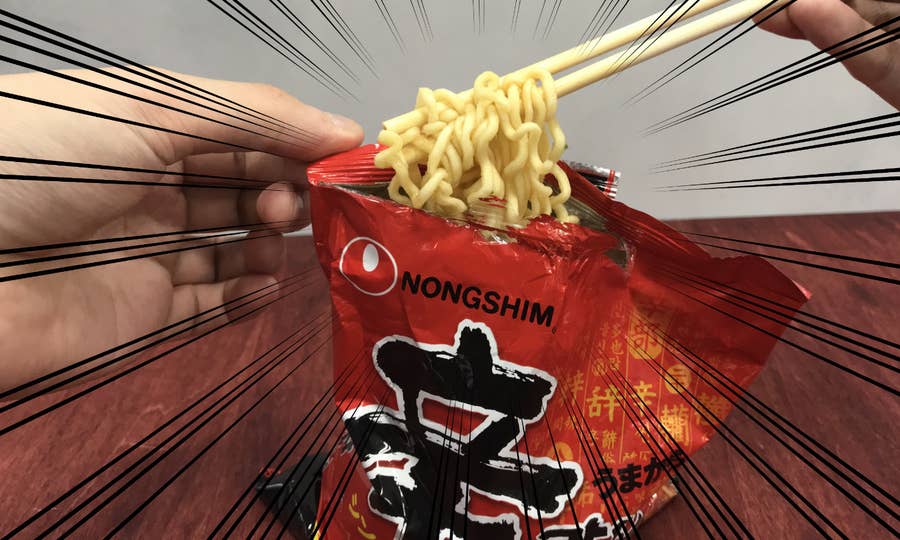 how to cook ramen noodles with hot water