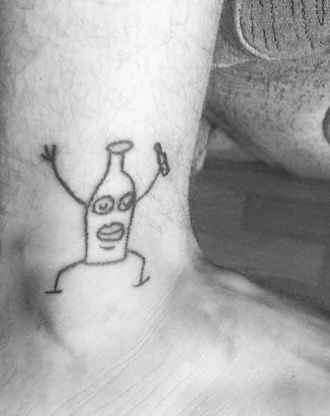 funny tattoos simple