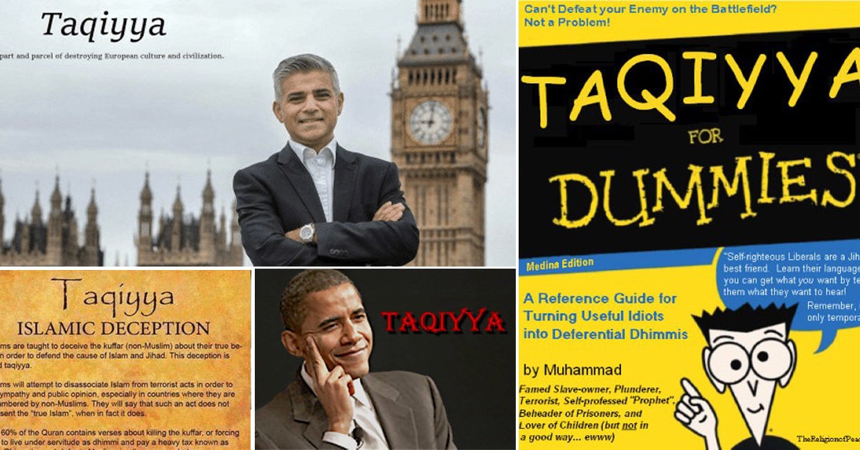 "Taqiyya": How An Obscure Islamic Concept Became An Obsession Of Anti ...
