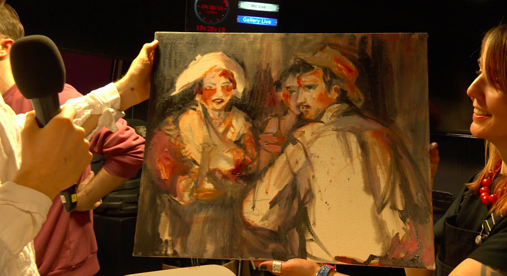 I Painted Greg James In The BBC Radio 1 Live Lounge For Some Reason And ...