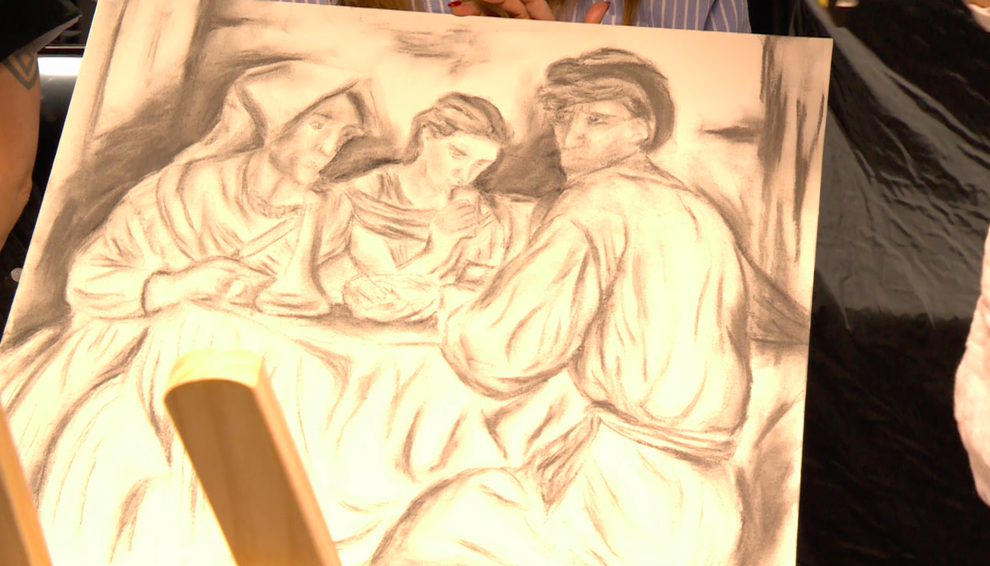 I Painted Greg James In The BBC Radio 1 Live Lounge For Some Reason And ...