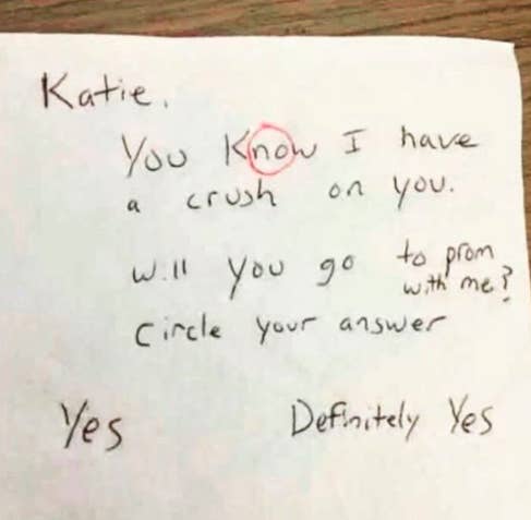 awkward prom proposal