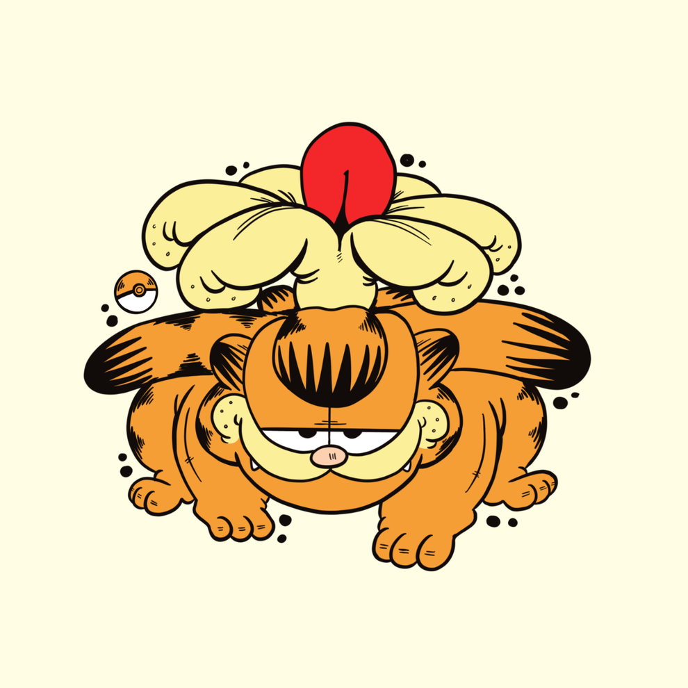 Garfémon Is The Garfield-Pokémon Crossover You Didn't Know You Needed