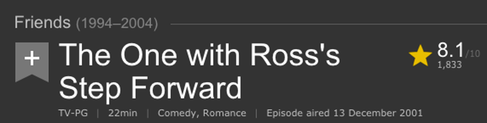 There Are Five "Friends" Episodes With Alternate Titles And I'm ...