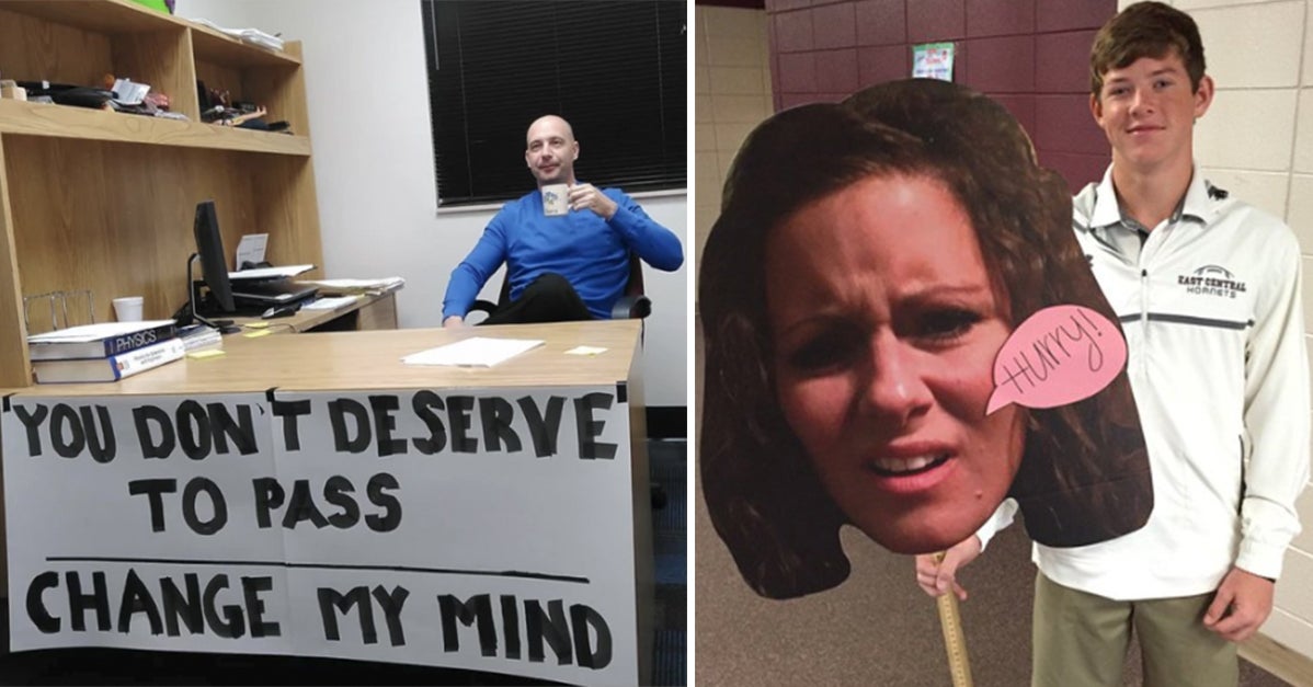 19 Pictures That Prove Teachers Can Also Be Class Clowns