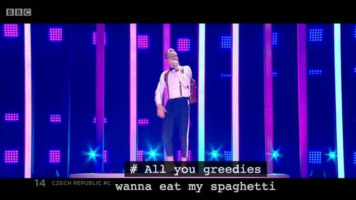 The Czech Republic Has Performed A Very WTF Song At Eurovision And I ...