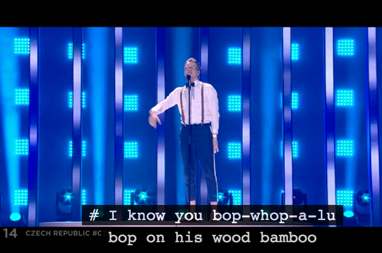 The Czech Republic Has Performed A Very WTF Song At Eurovision And I ...