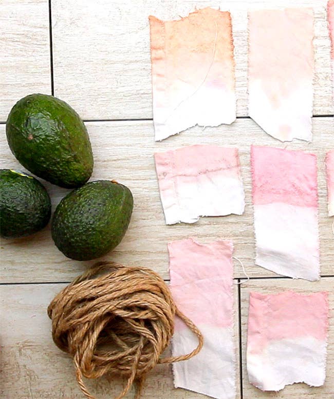 how to make avocado dye