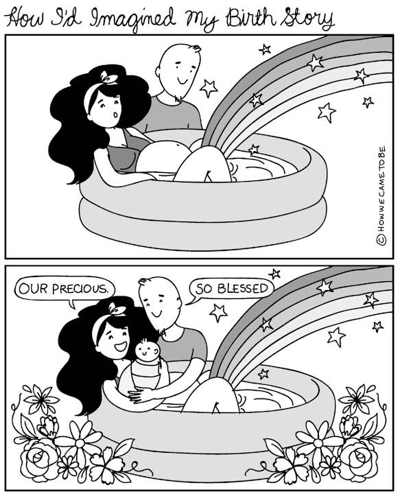 A Cartoonist Illustrated Her Birth Story And It Is Both Charming And ...