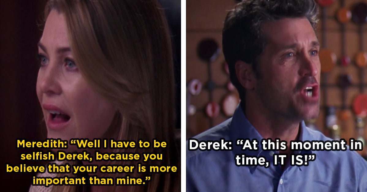 Guys, Derek Shepherd From “Grey’s Anatomy” Was THE WORST, And Here’s ...