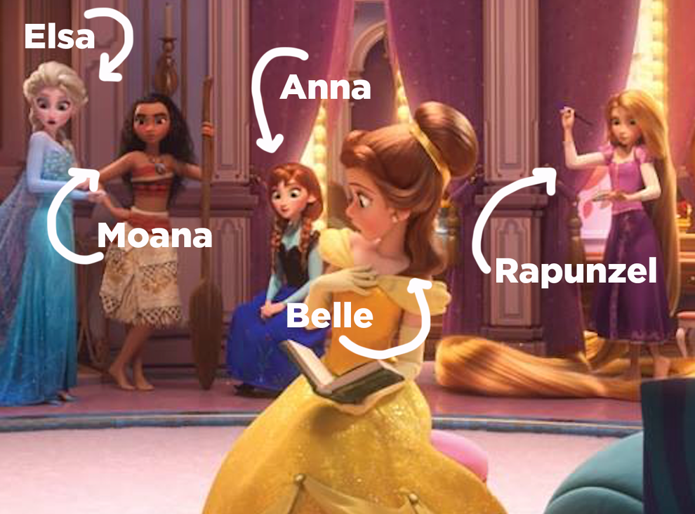The Disney Princesses Get Together For The First Time In "Wreck-It Ralph 2"
