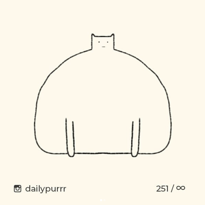 These Cute Illustrations Prove Cats Are Just Funny Little Shapes