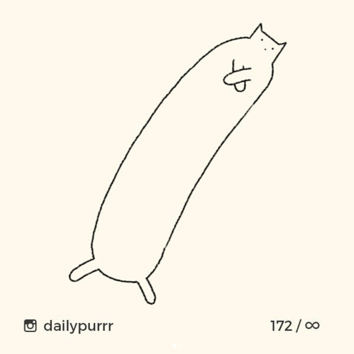 These Cute Illustrations Prove Cats Are Just Funny Little Shapes