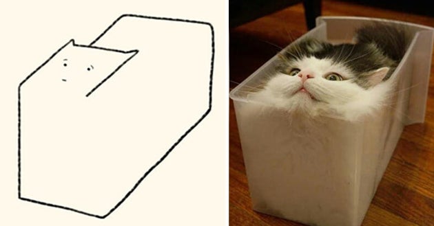 These Cute Illustrations Prove Cats Are Just Funny Little Shapes